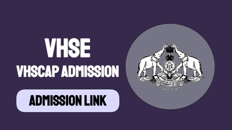 VHSE Admission Registration 2025 (VHSCAP +1 Application) - Kerala